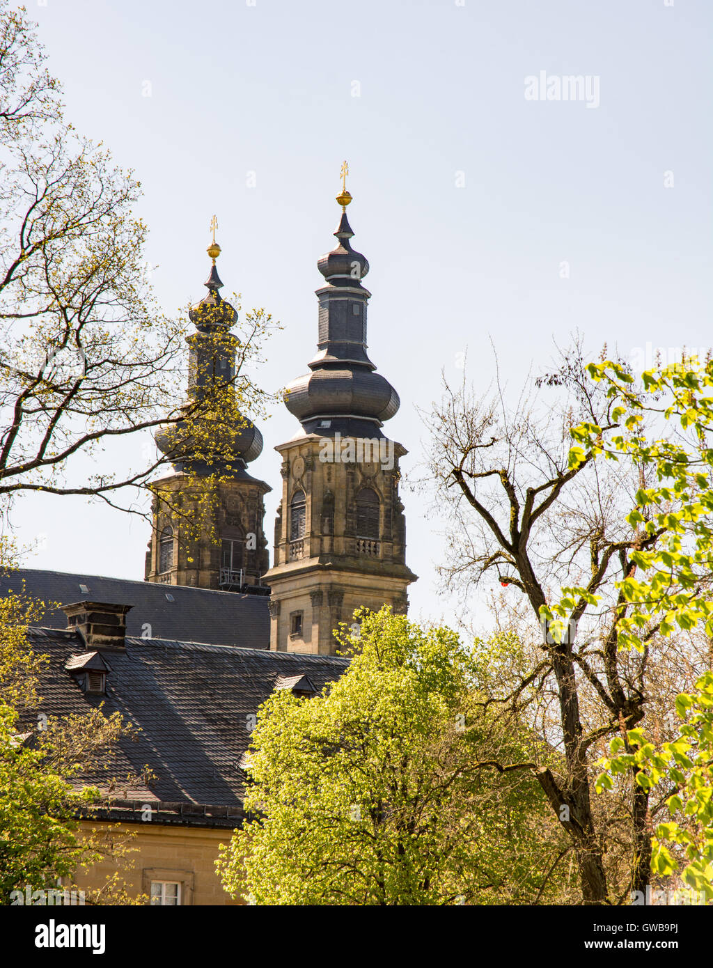 The Benedictine Monatery Banz Abbey (Kloster Banz) in Franconia ...