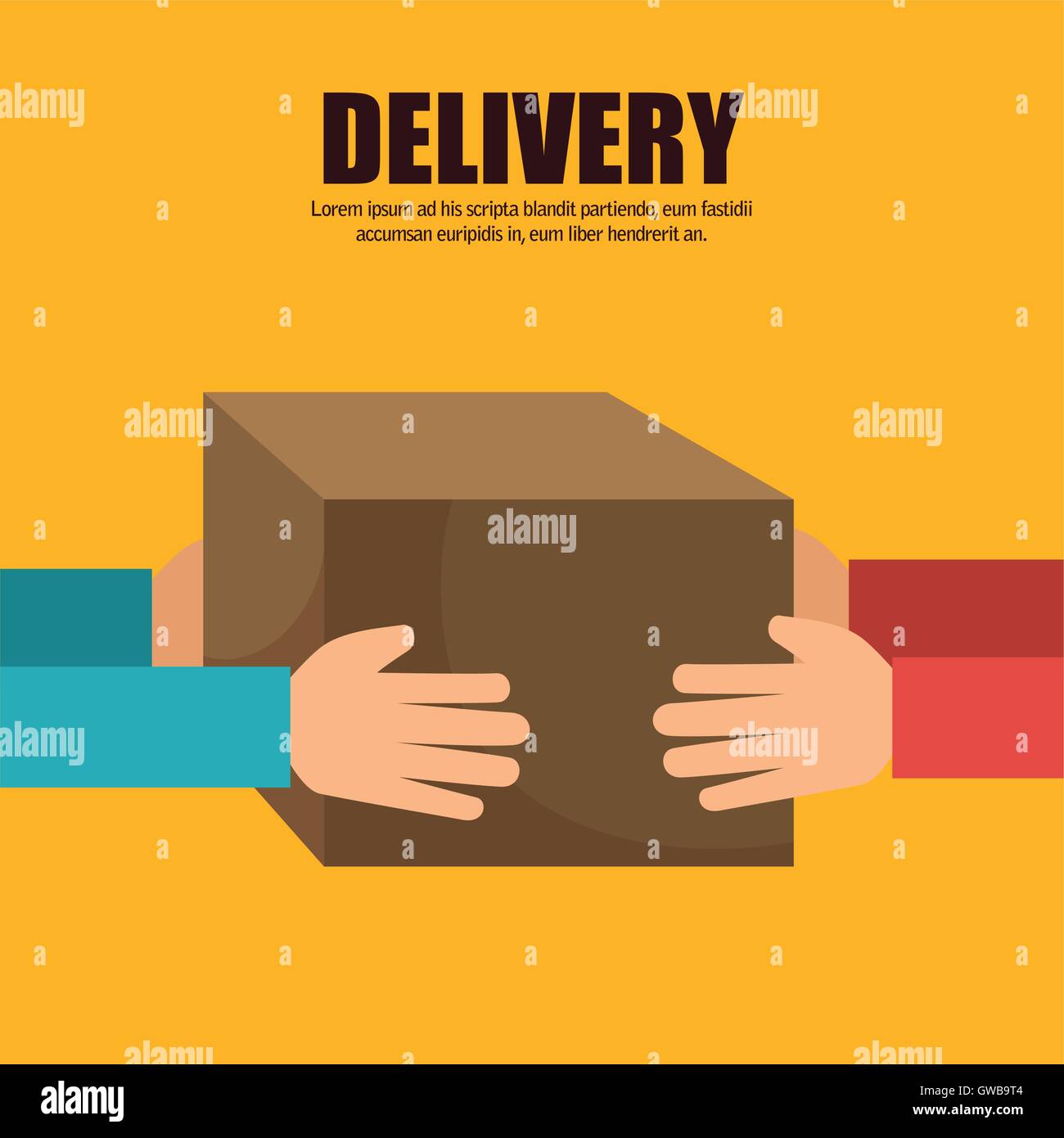 cardboard box cargo shipping design isolated Stock Vector Image & Art ...