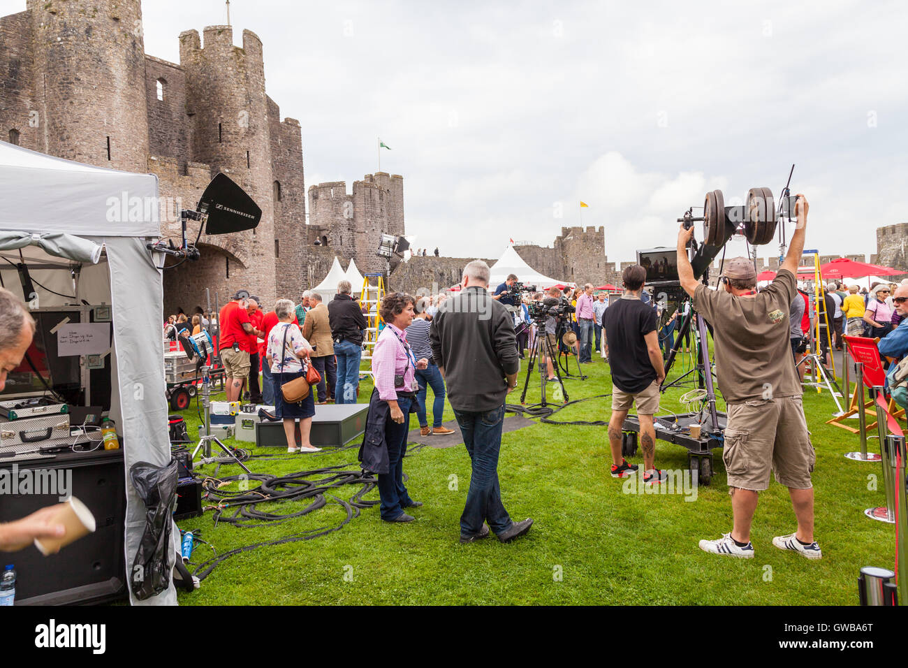 Rupert Maas. The BBC Antiques Roadshow at Pembroke Castle 07/09/2016 ...