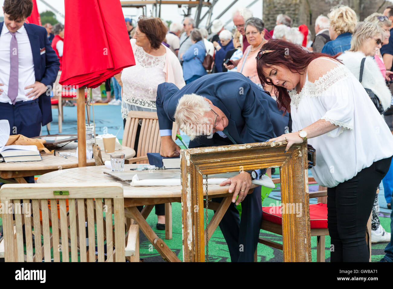 Rupert Maas. The BBC Antiques Roadshow at Pembroke Castle 07/09/2016 ...