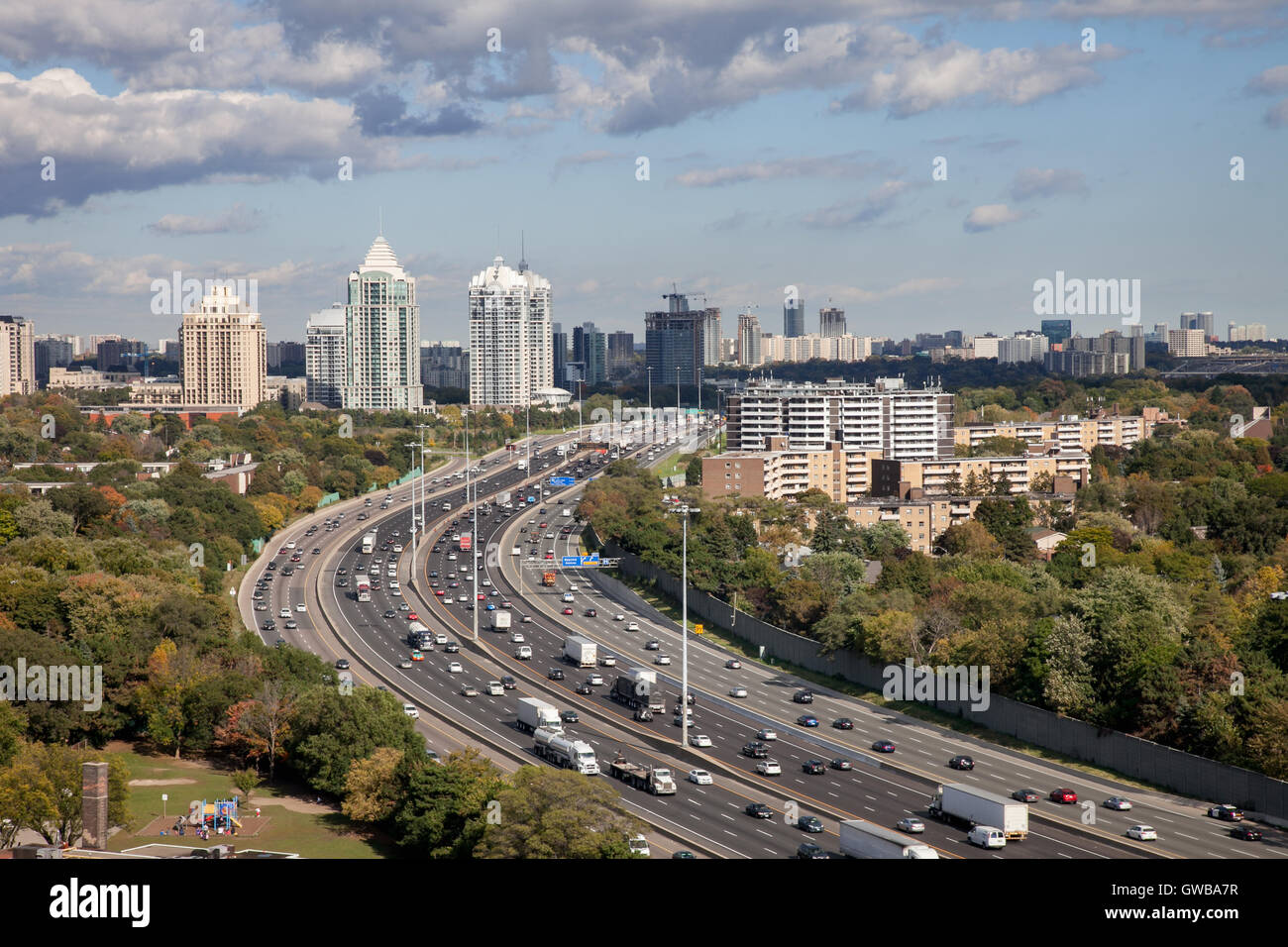 Toronto highway 401 hi-res stock photography and images - Alamy