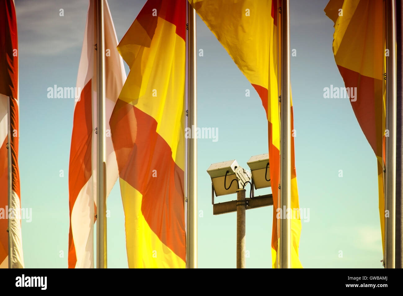 Waving_flags hi-res stock photography and images - Alamy