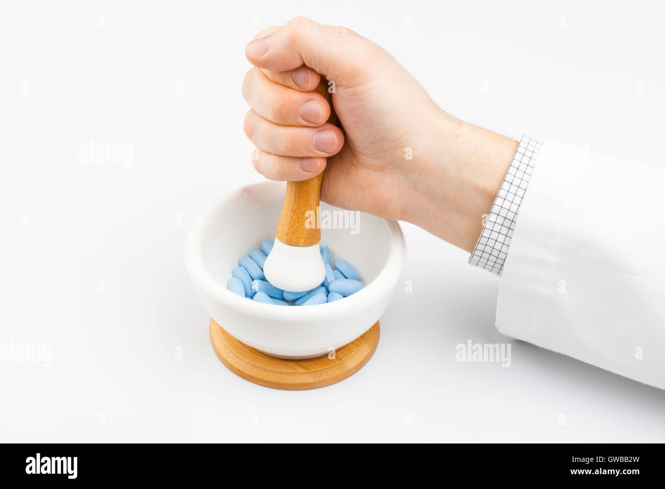 Holding medication mortar hi-res stock photography and images - Alamy