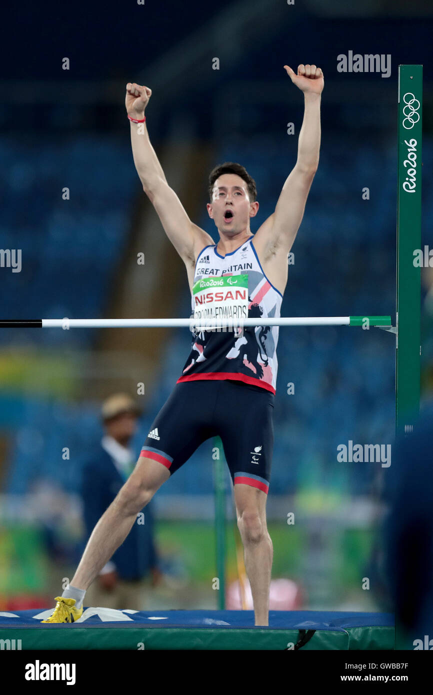 Great Britain's Jonathan Broom-Edwards celebrates during the Men's High ...