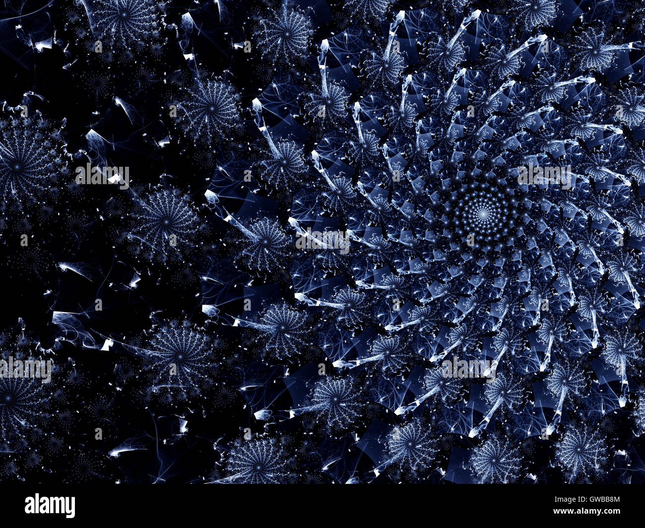 Abstract digitally generated image swirl Stock Photo - Alamy