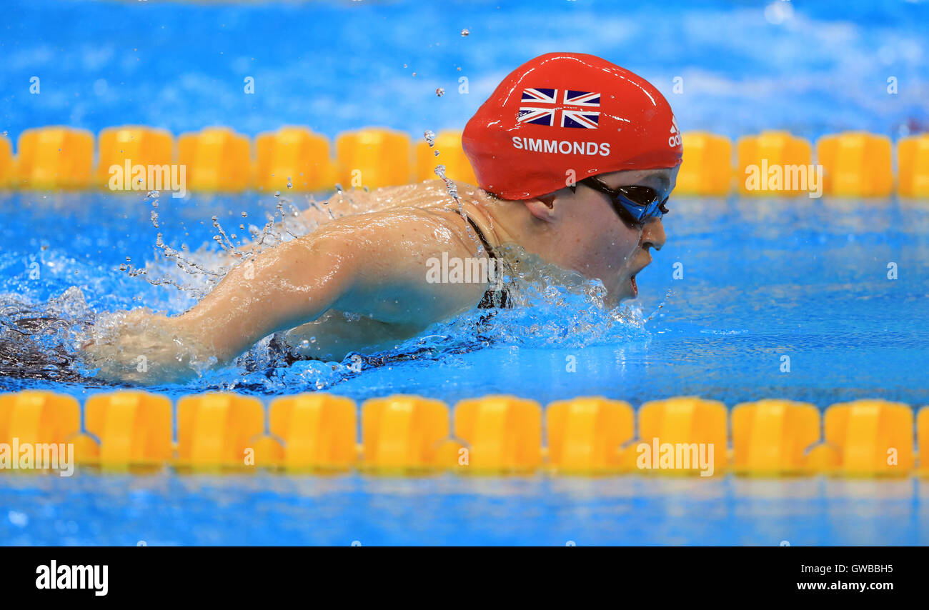 Great Britain's Eleanor Simmonds on her way to Gold during the Women's ...