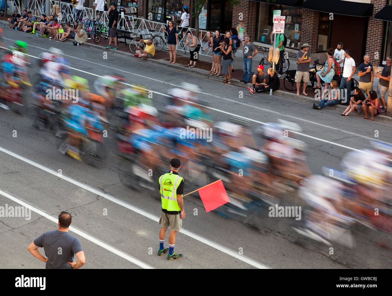 The Downer Avenue bike race in Milwaukee, Wisconsin is an annual event ...