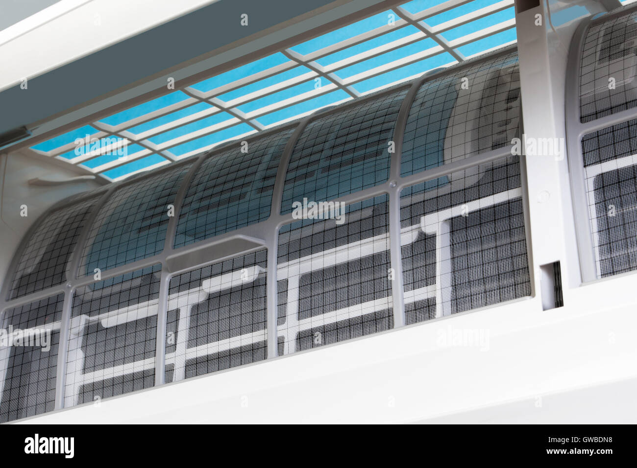 wall air conditioner filter close up Stock Photo - Alamy