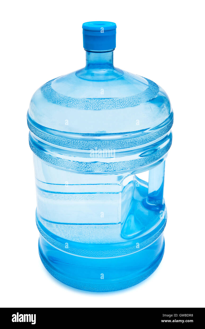 large bottle of water on a white background Stock Photo - Alamy