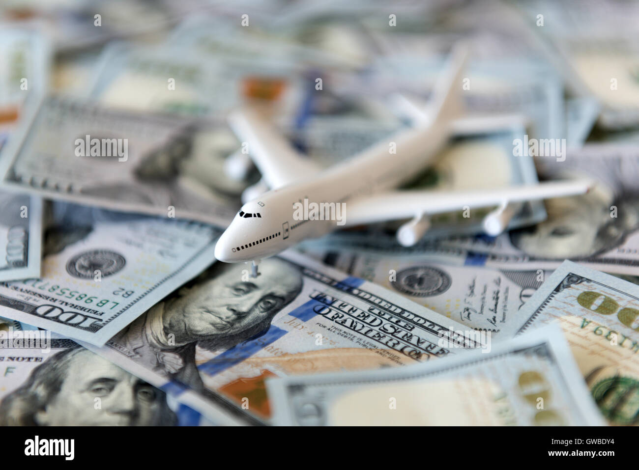 Money Paper Dollar Plane Stock Photos & Money Paper Dollar Plane Stock ...