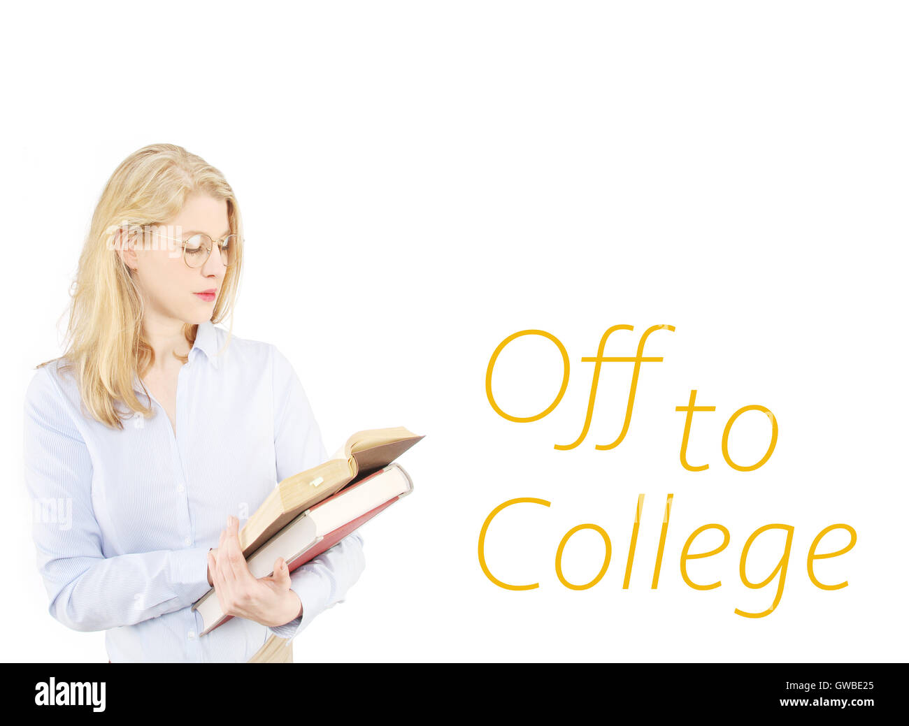 Off to college Stock Photo - Alamy