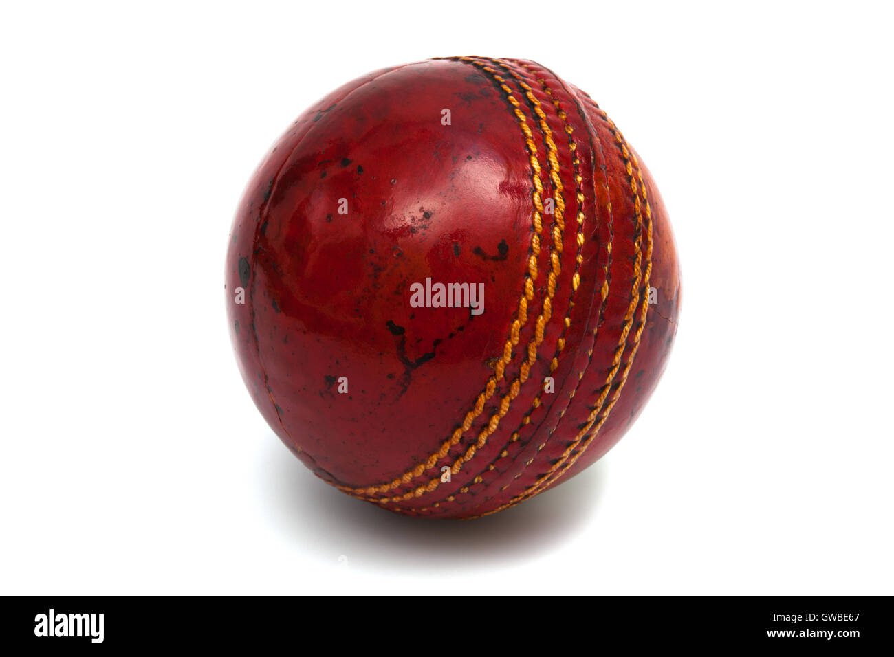Red Cricket Ball Cut Out Stock Images & Pictures - Alamy