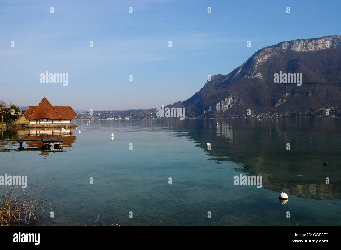 Annecy lake overview hi-res stock photography and images - Alamy