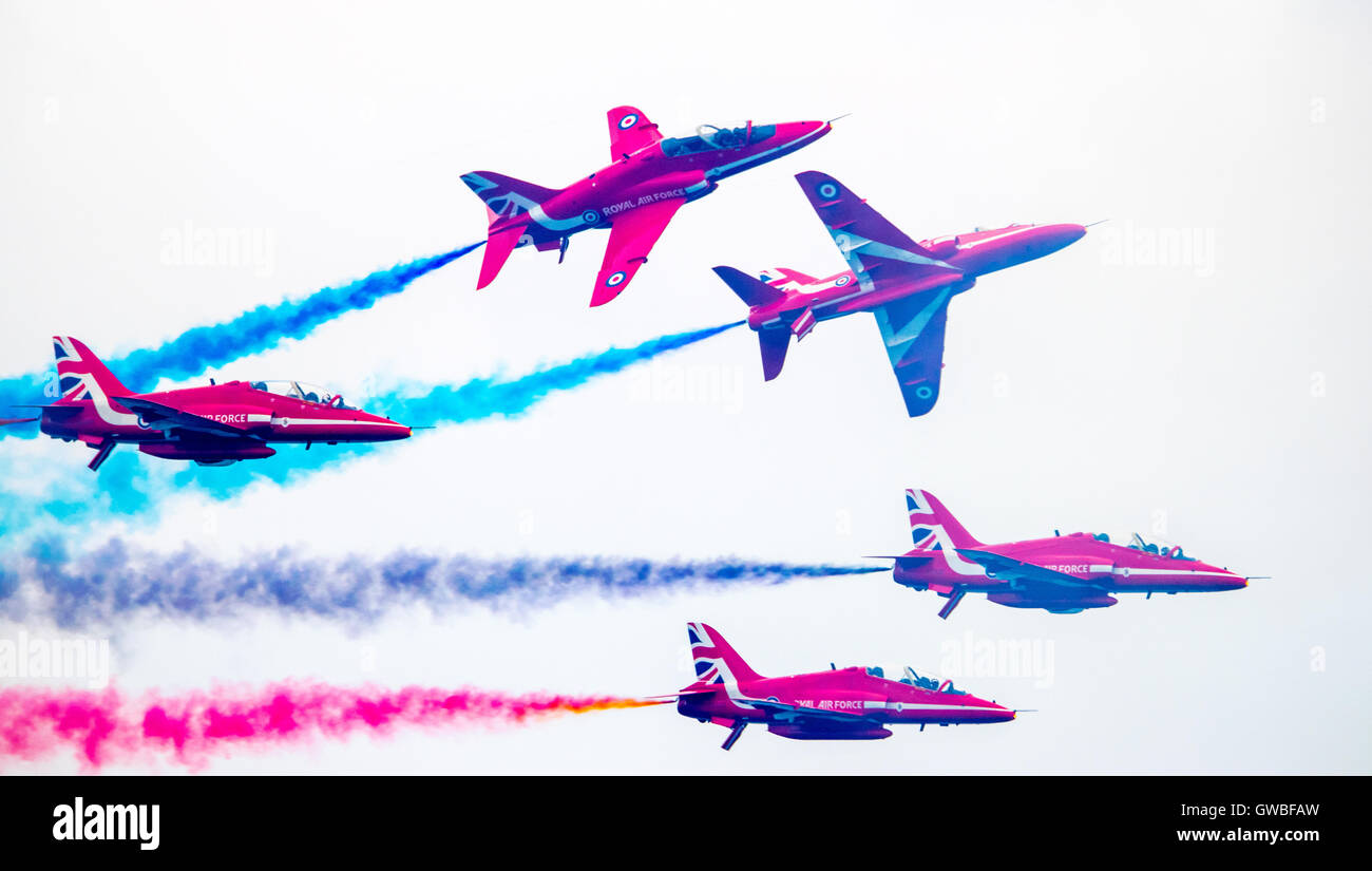 The Royal Air Force Aerobatic Team, the Red Arrows, is one of the world ...