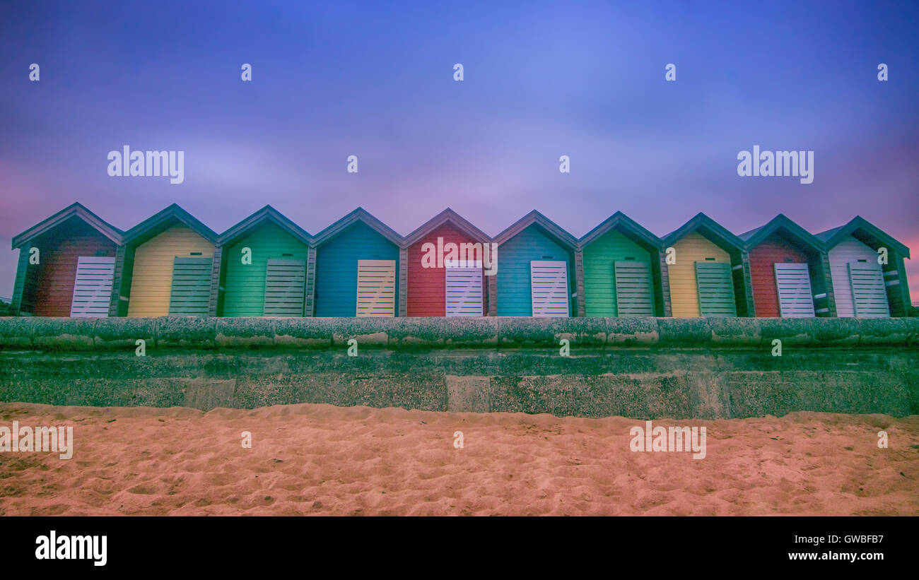 Blyth beach huts hi-res stock photography and images - Alamy