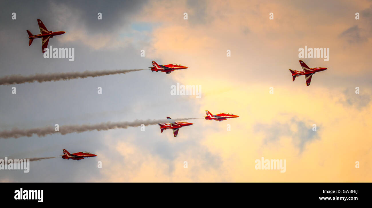 The Royal Air Force Aerobatic Team, the Red Arrows, is one of the world ...