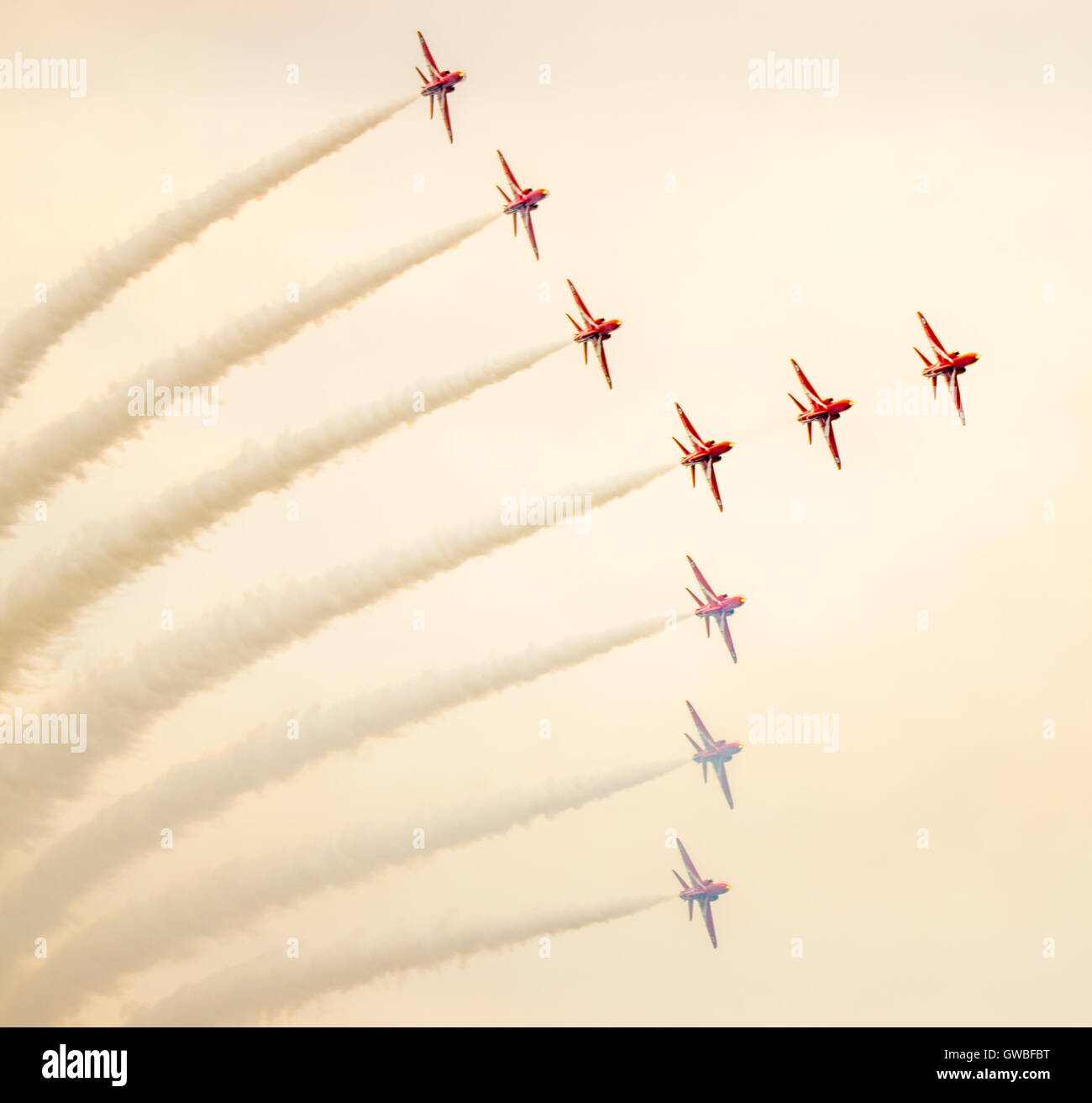 The Royal Air Force Aerobatic Team, the Red Arrows, is one of the world ...