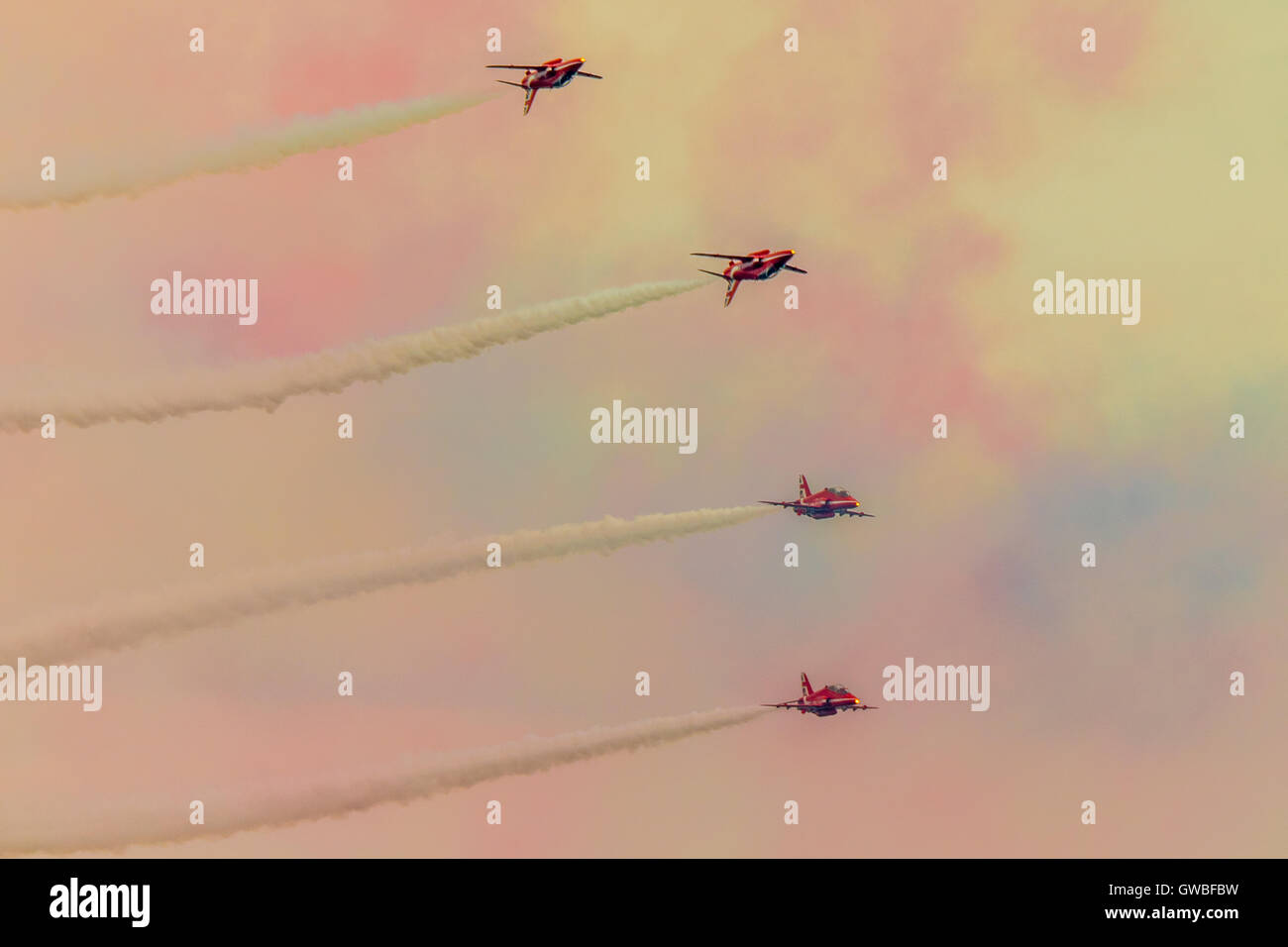 The Royal Air Force Aerobatic Team, the Red Arrows, is one of the world ...