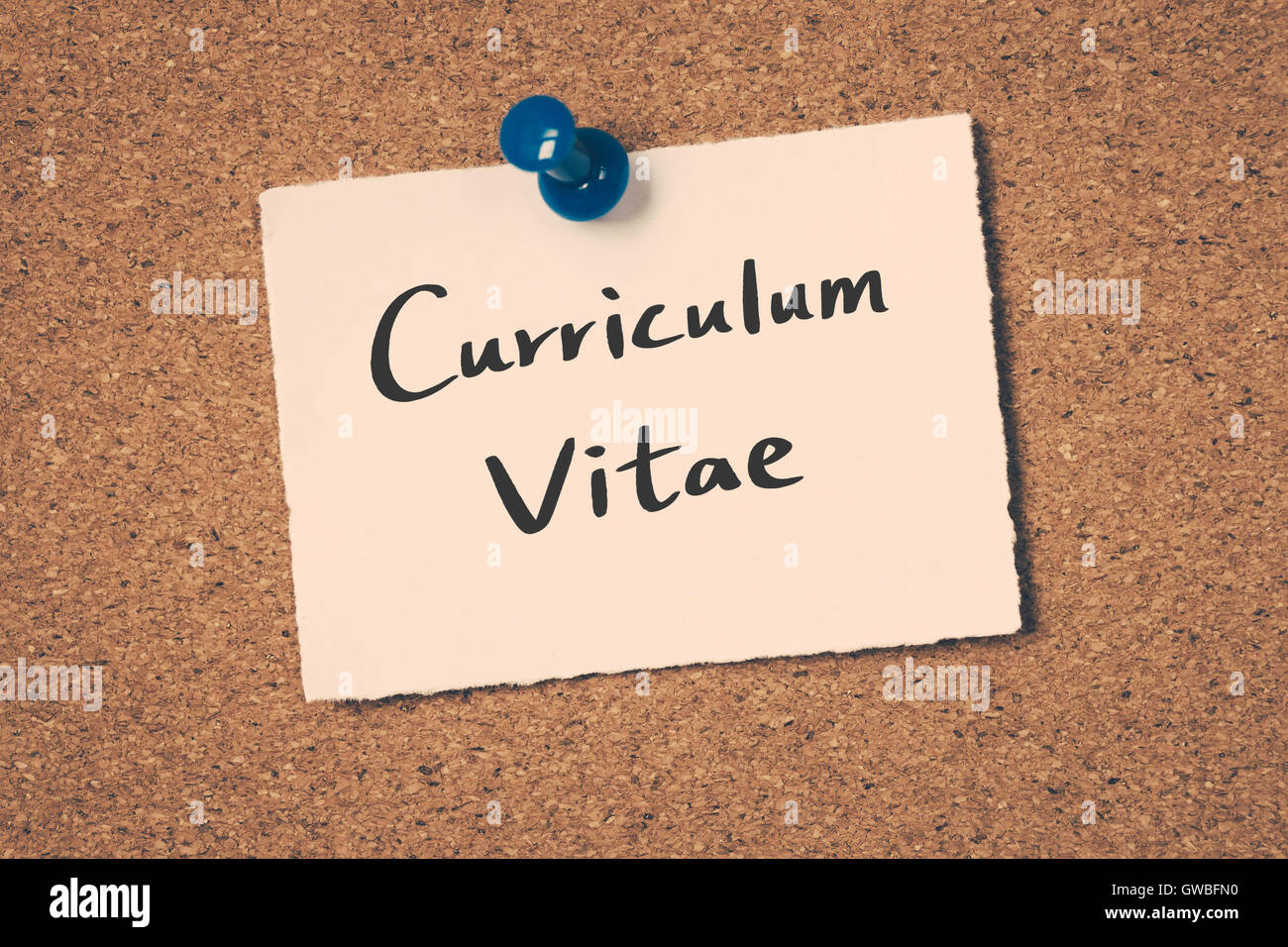 Cv curriculum vitae job interview hi-res stock photography and images ...