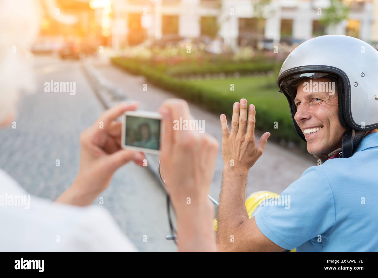 Man waving hand High Resolution Stock Photography and Images - Alamy