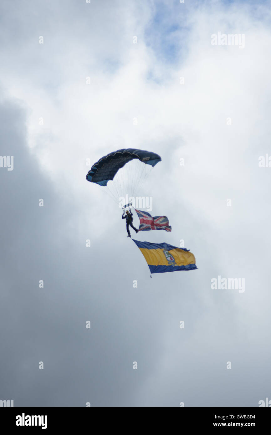 parachute display team southport airshow 2016 Stock Photo - Alamy