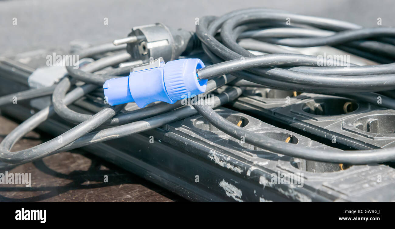 Electrical cable plug on hi-res stock photography and images - Alamy