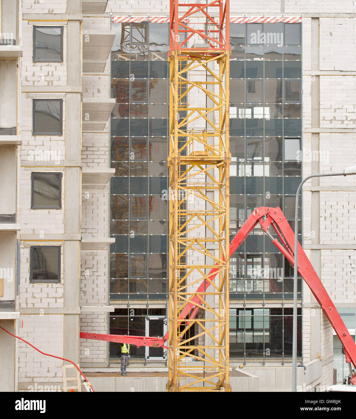 Tower crane base hi-res stock photography and images - Alamy