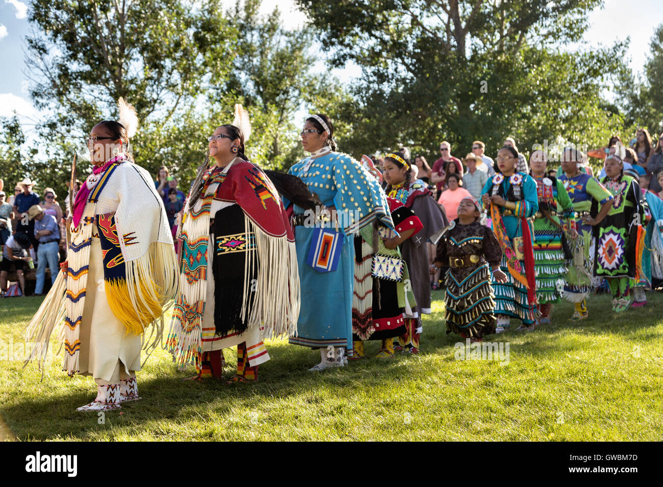 Arapahoe women indian reservation hi-res stock photography and images ...