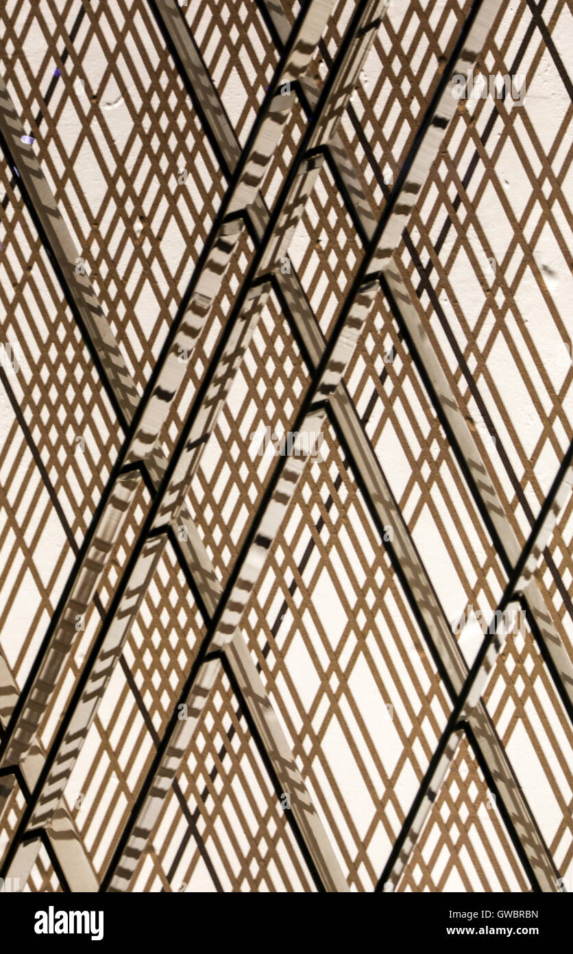 Cross pattern with reflections along diagonals Stock Photo - Alamy