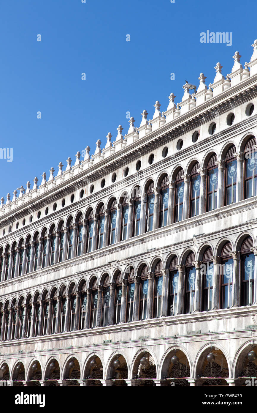 Procuratie vecchie in St Marks Square Venice Italy Stock Photo - Alamy