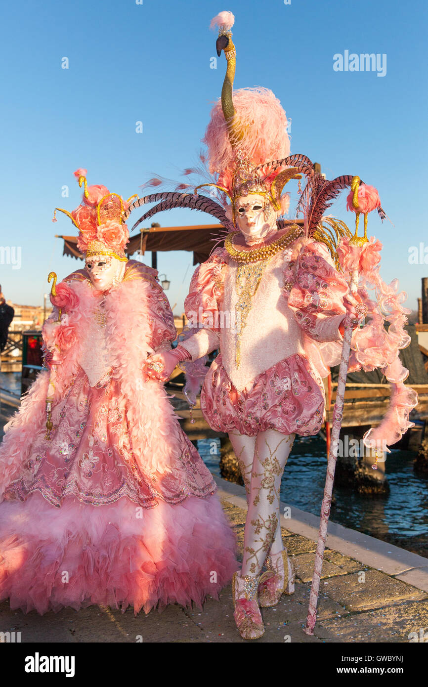 Venice Carnival costumes, Venice Italy Stock Photo - Alamy