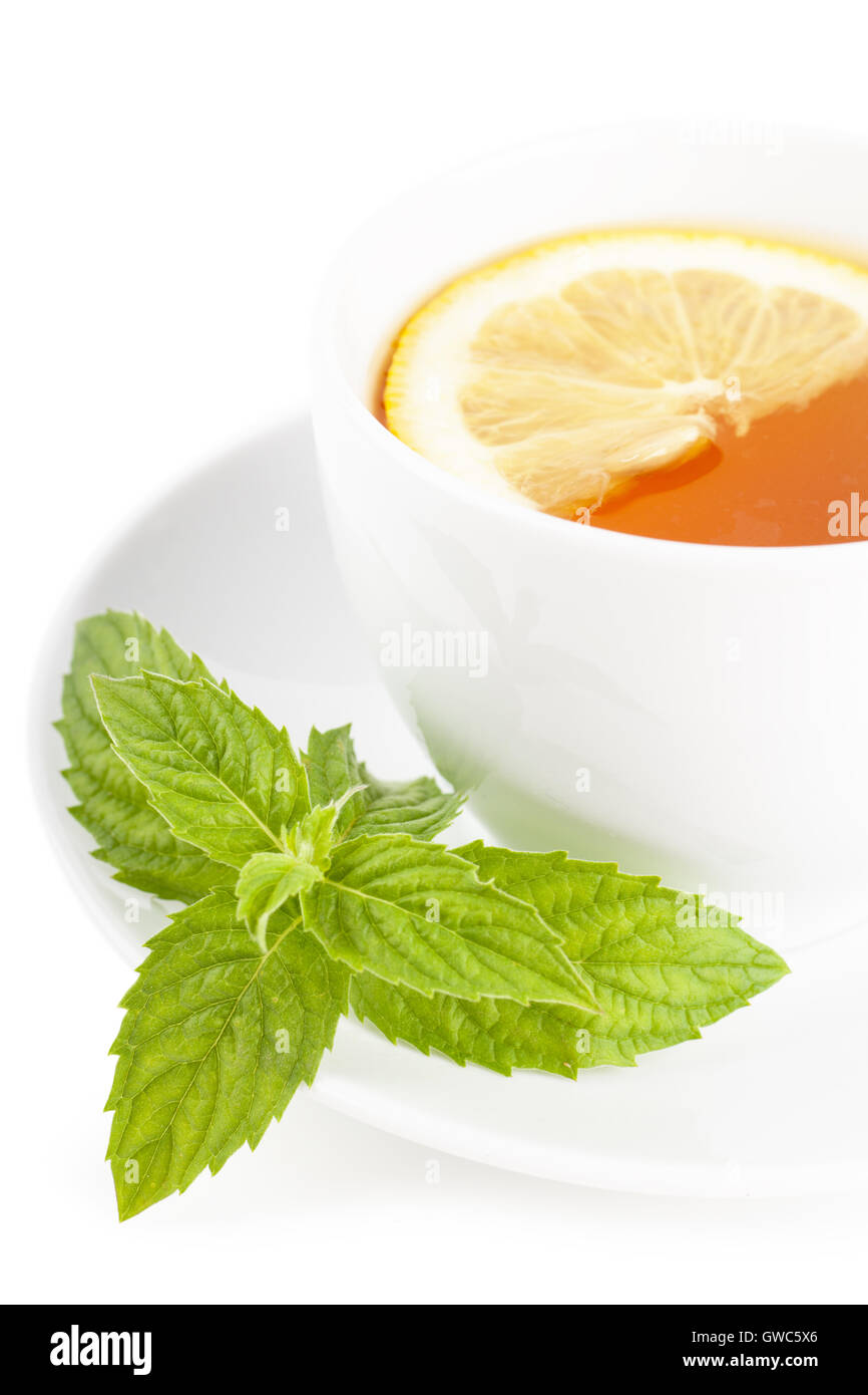 Tea with lemon Stock Photo - Alamy