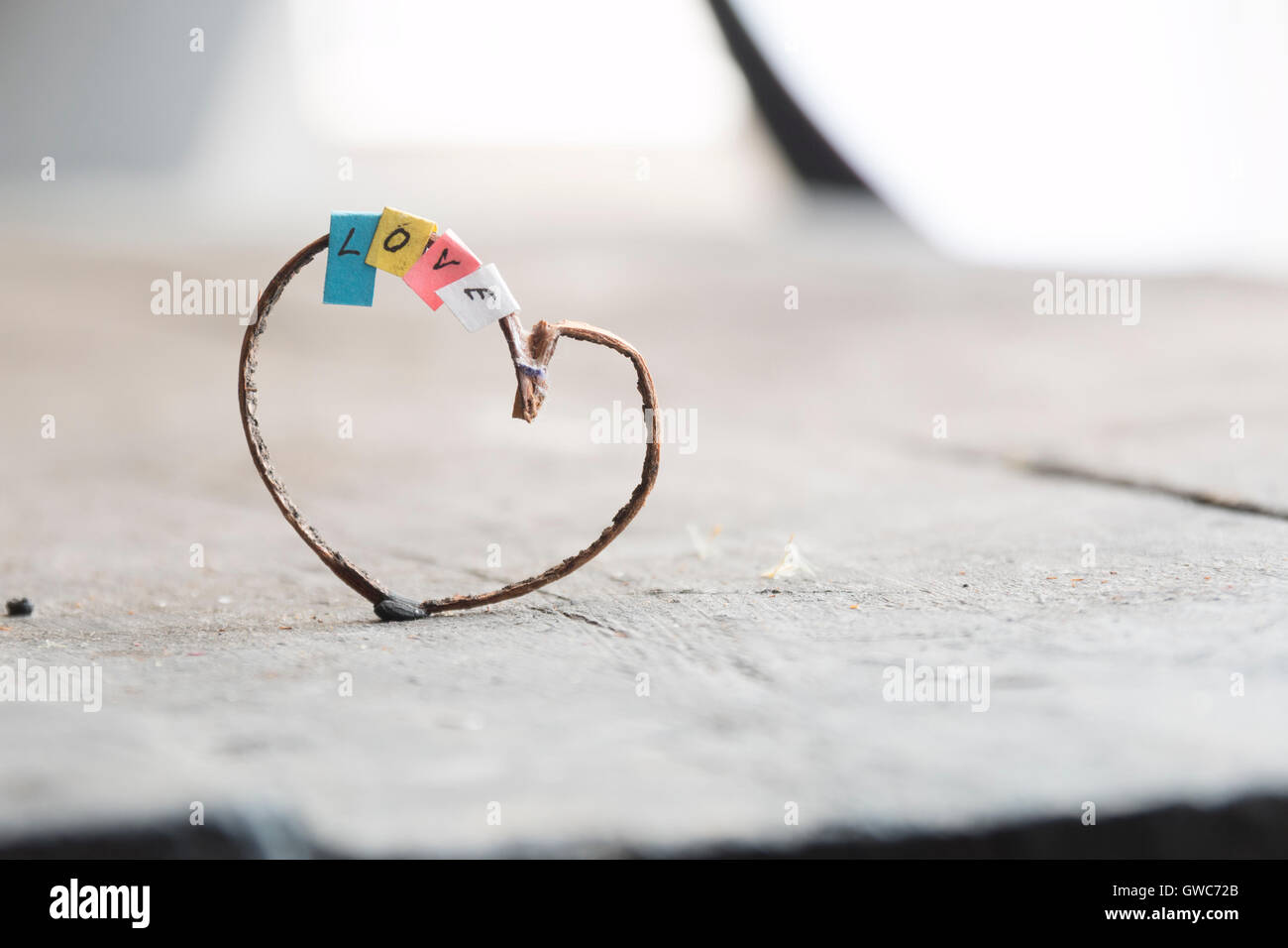 Valentines Day creative background with heart. Love idea Stock Photo ... Valentines Day creative background with heart. Love idea Stock Photo ...