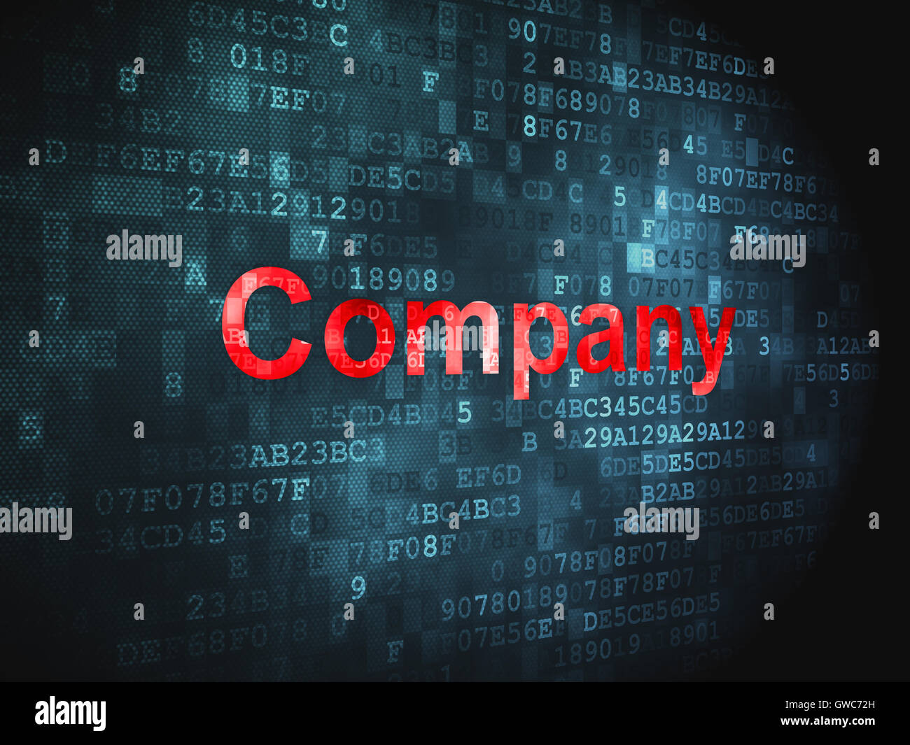 Business concept: Company on digital background Stock Photo - Alamy