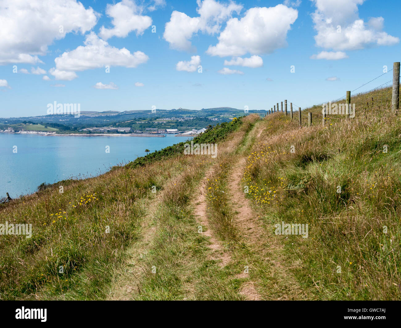 The South West Coast Path between Polkerris and Par Sands - St Austell ...