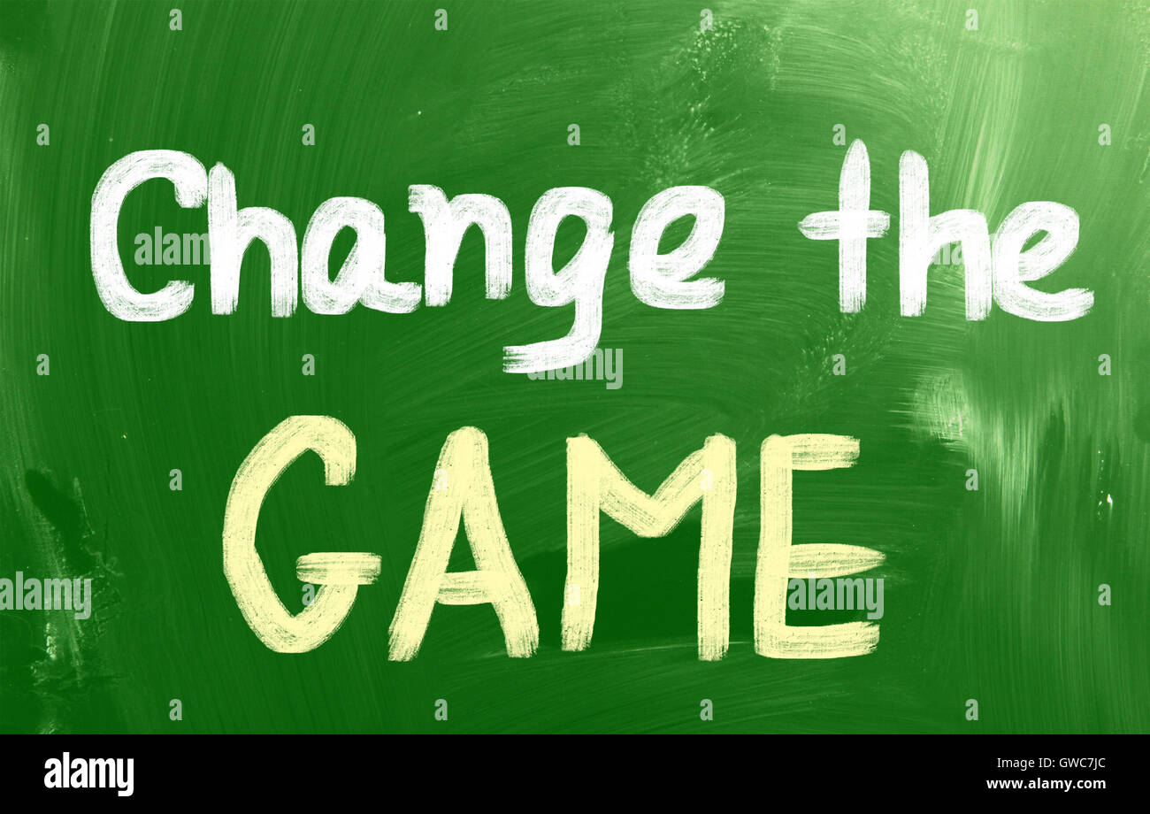 Change The Game Concept Stock Photo - Alamy