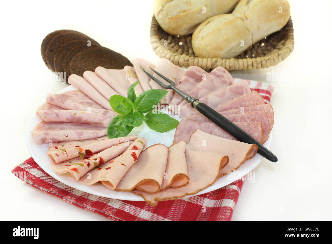Sausage plate hi-res stock photography and images - Alamy