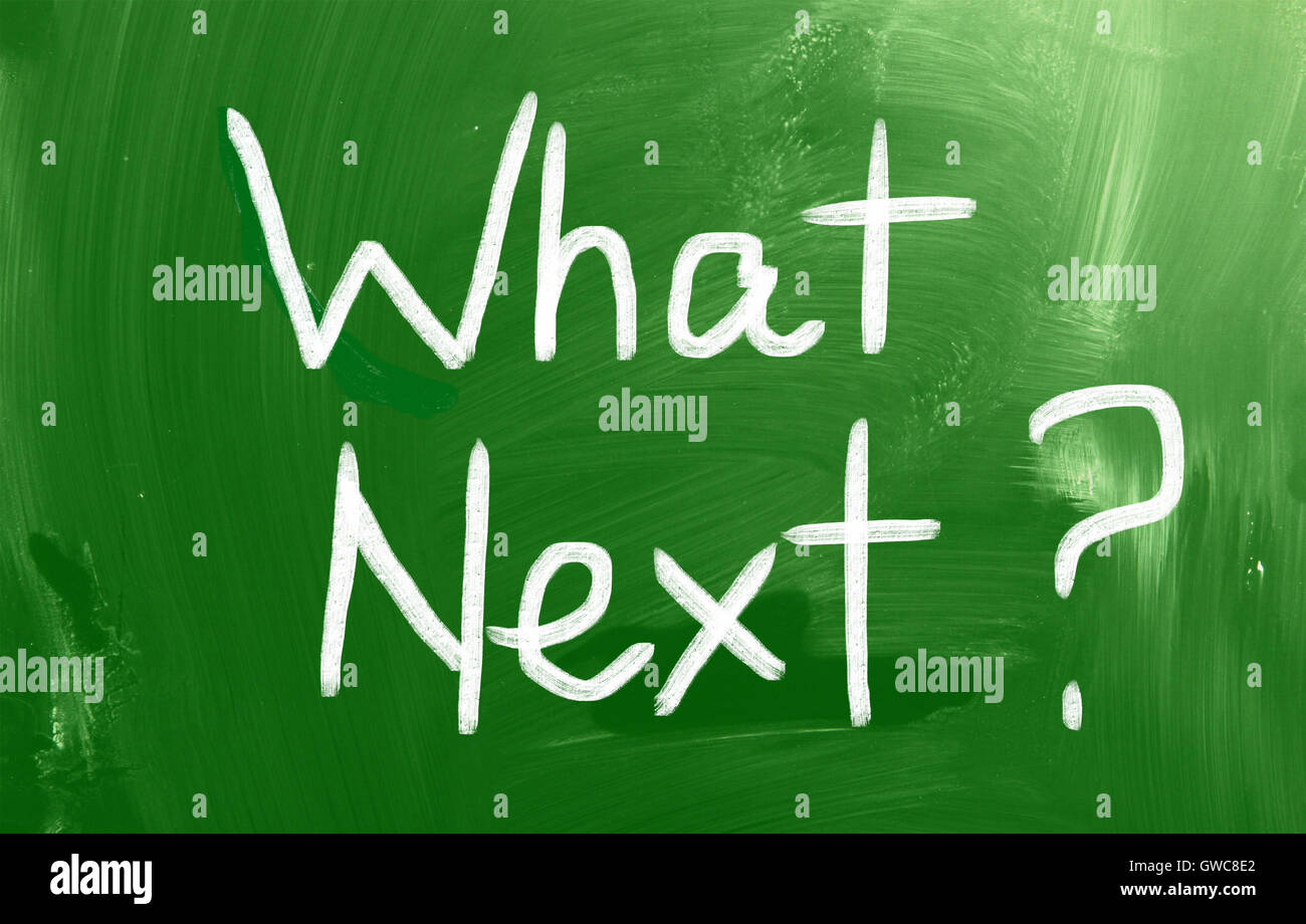 What Next Concept Stock Photo - Alamy