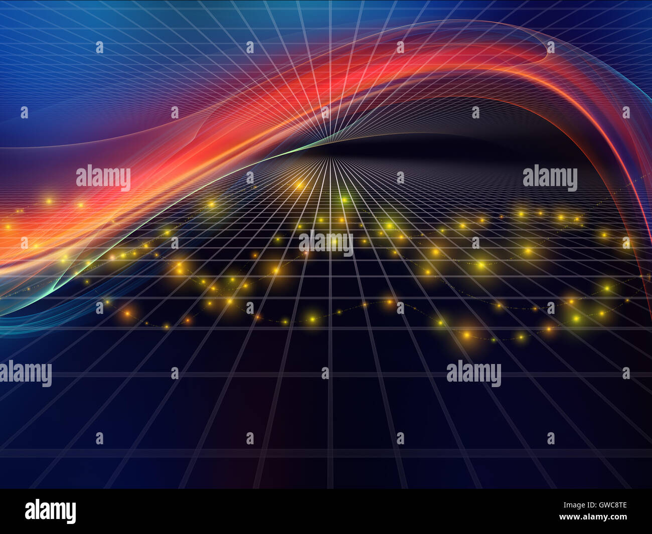 Fractal Realms Visualization Stock Photo - Alamy