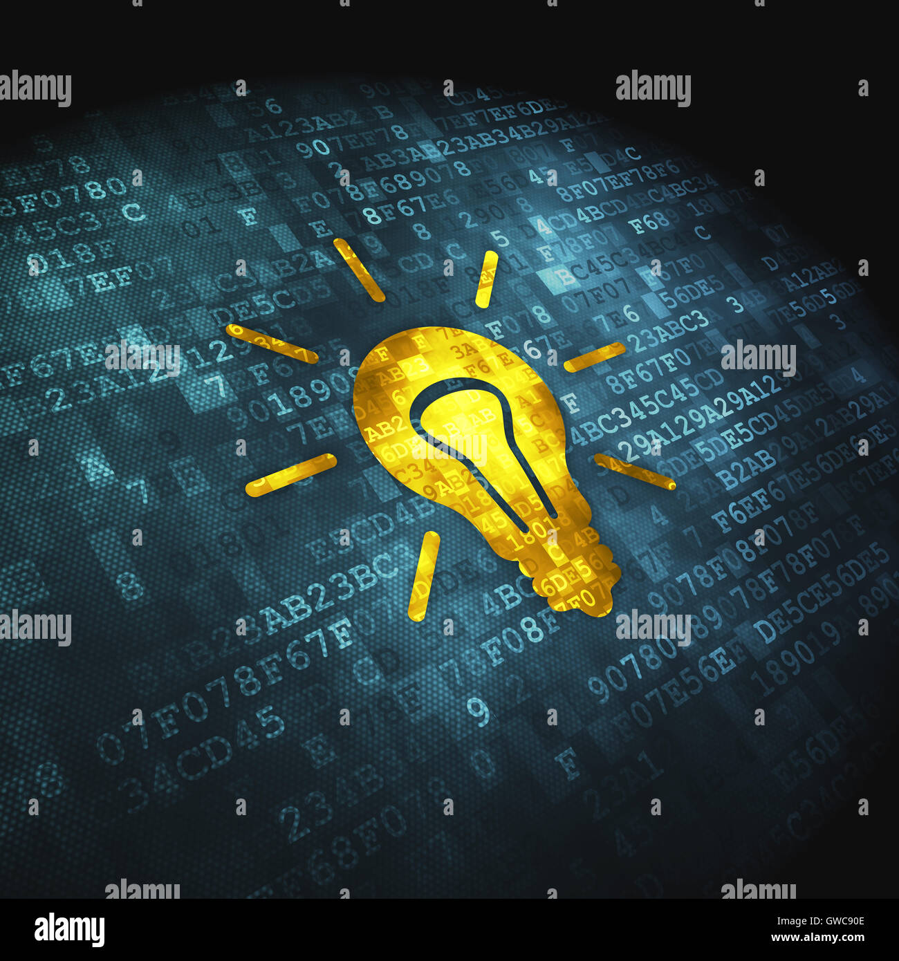 Spiral light bulb digital hi-res stock photography and images - Alamy