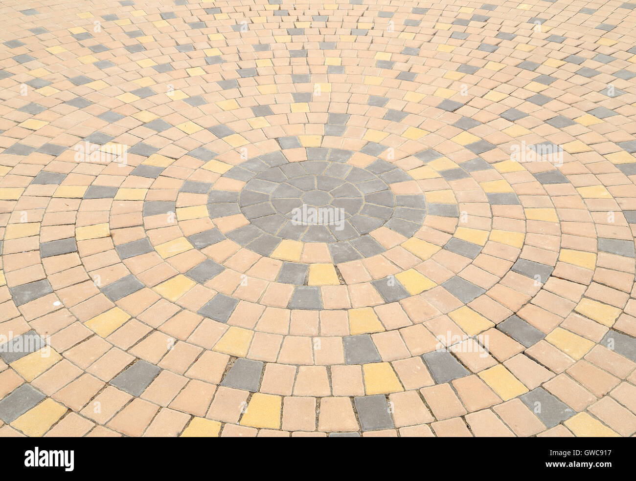 Circular cobble pattern hi-res stock photography and images - Alamy