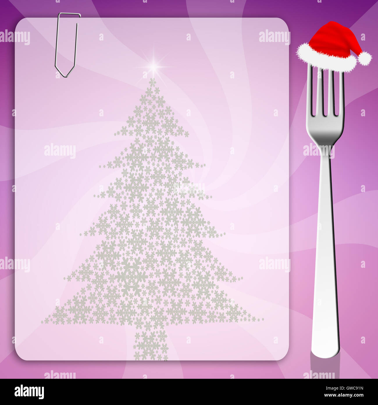 Christmas dinner menu background hi-res stock photography and images ...