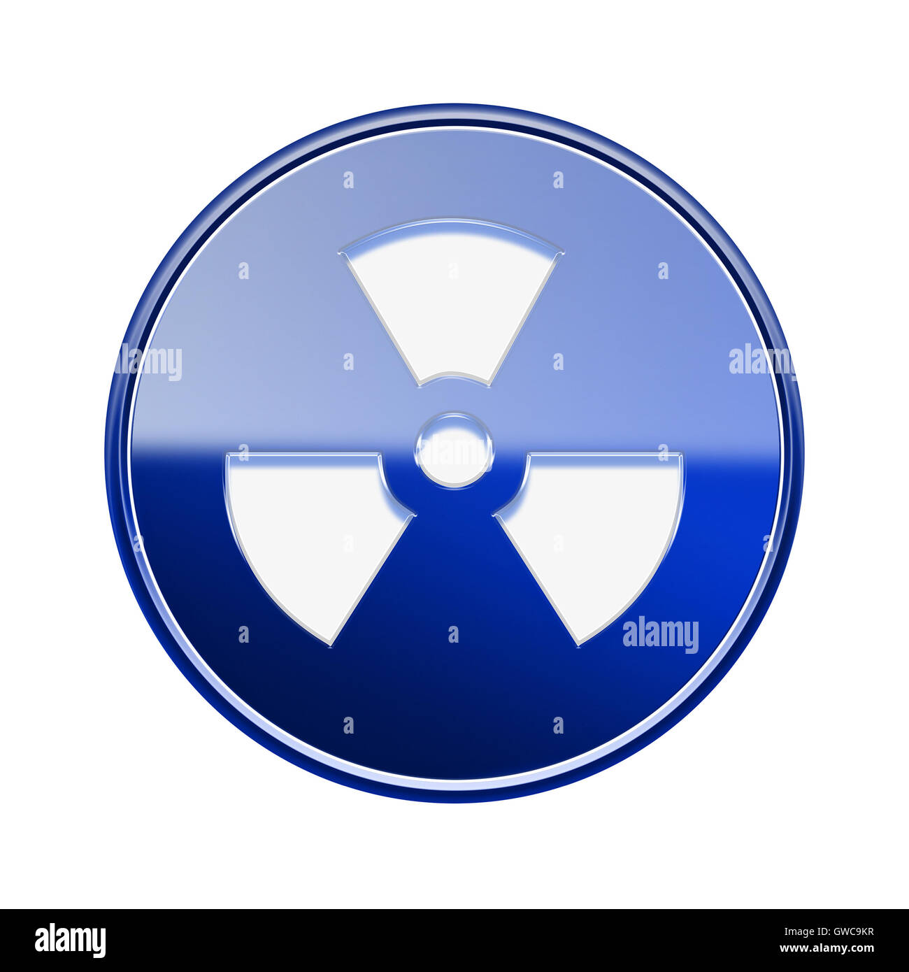 Blue Biohazard Logo