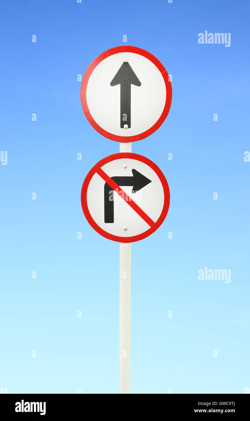 go ahead the way ,forward sign Stock Photo - Alamy