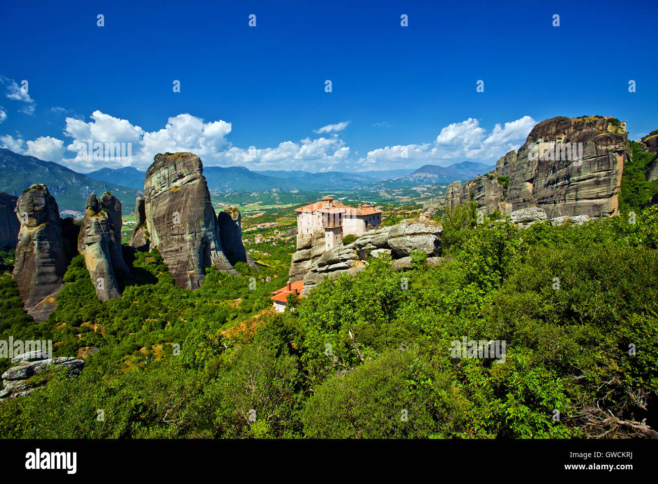 Meteora rock formations hi-res stock photography and images - Alamy