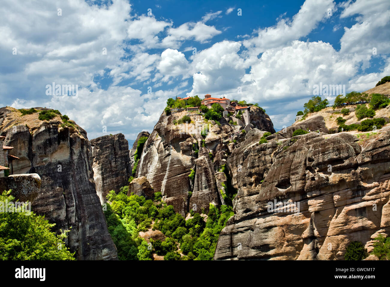 Meteora Rock Formations Stock Photo - Alamy
