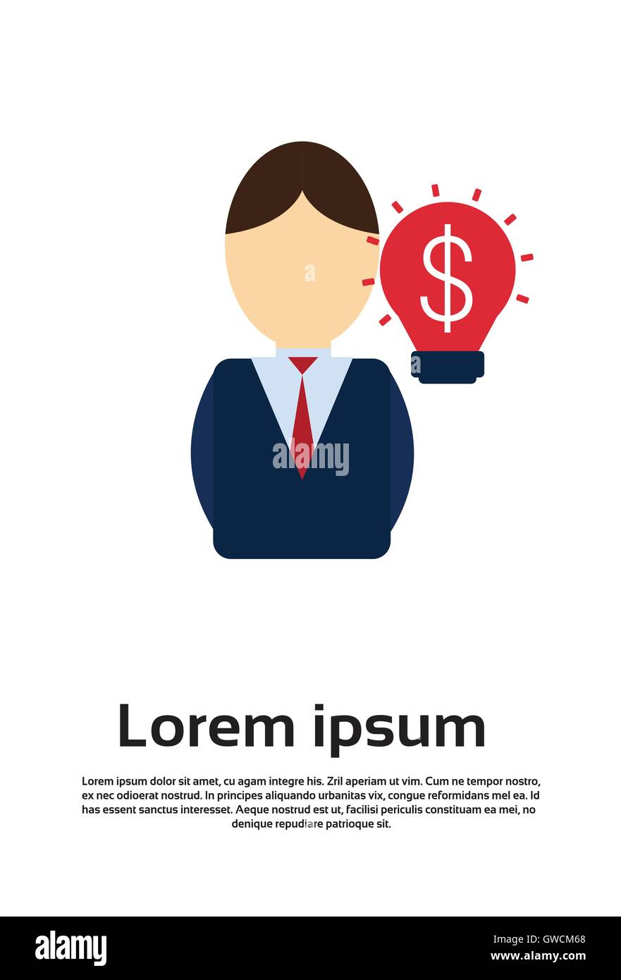 Red light bulb man Cut Out Stock Images & Pictures - Alamy