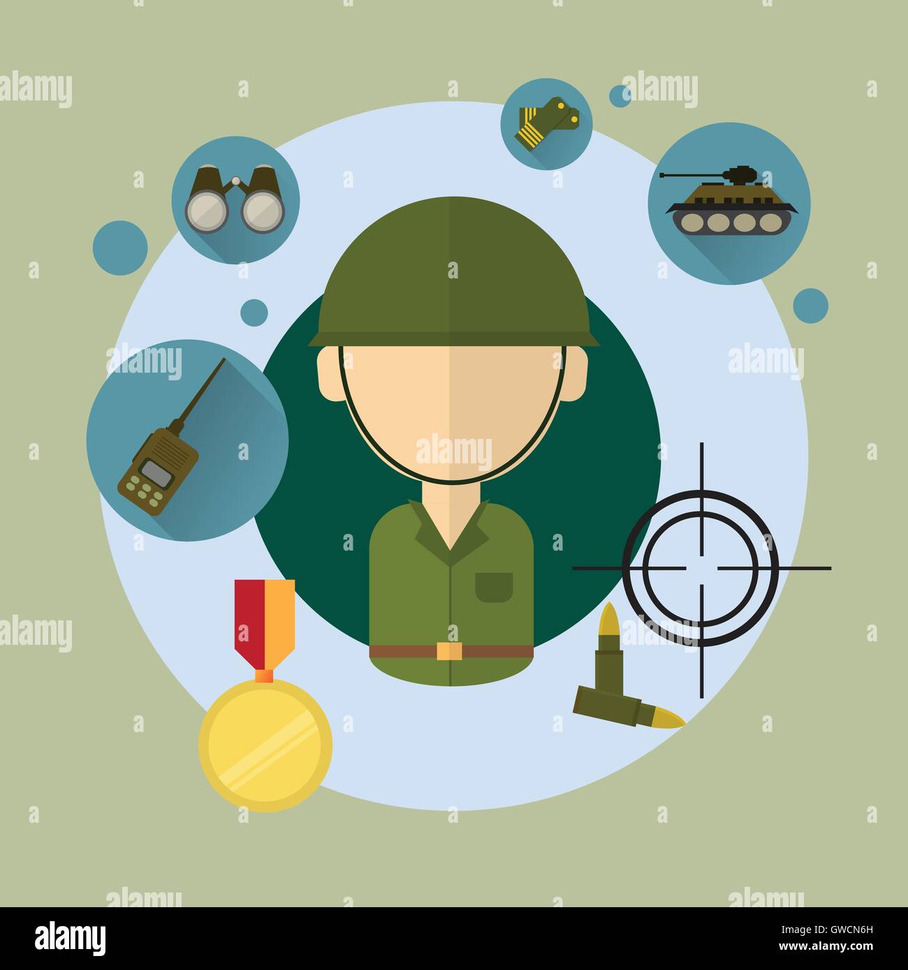 Military Man Soldier Icon Stock Vector Image & Art - Alamy