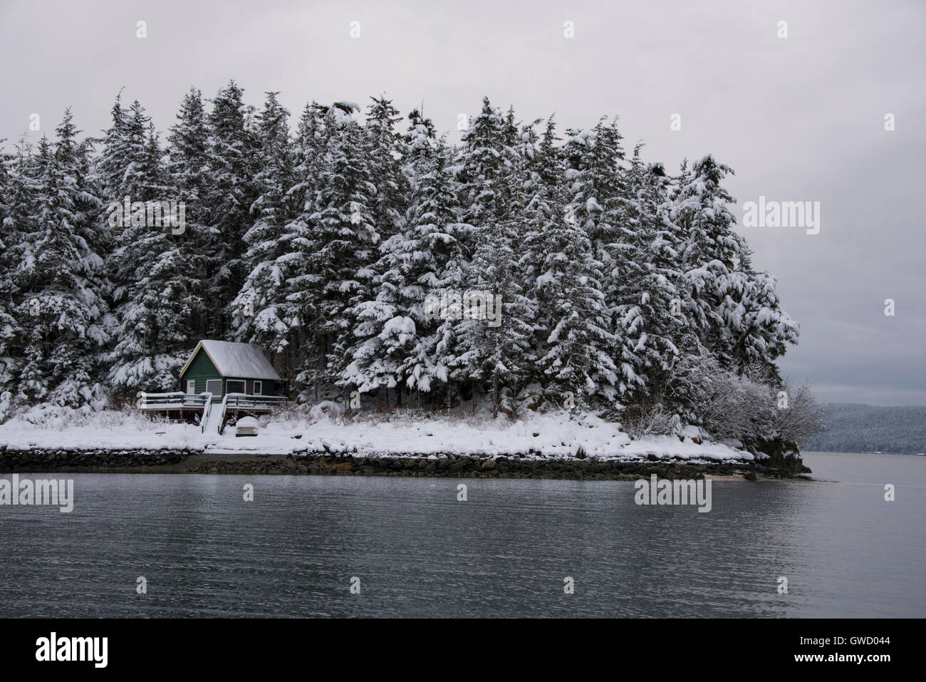 Winter Snow Juneau Alaska Stock Photo - Alamy
