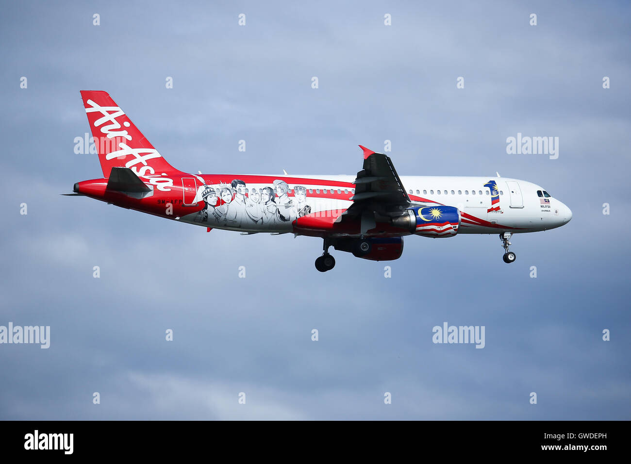 9M-AFP Airbus A320-200 of Airasia Stock Photo - Alamy